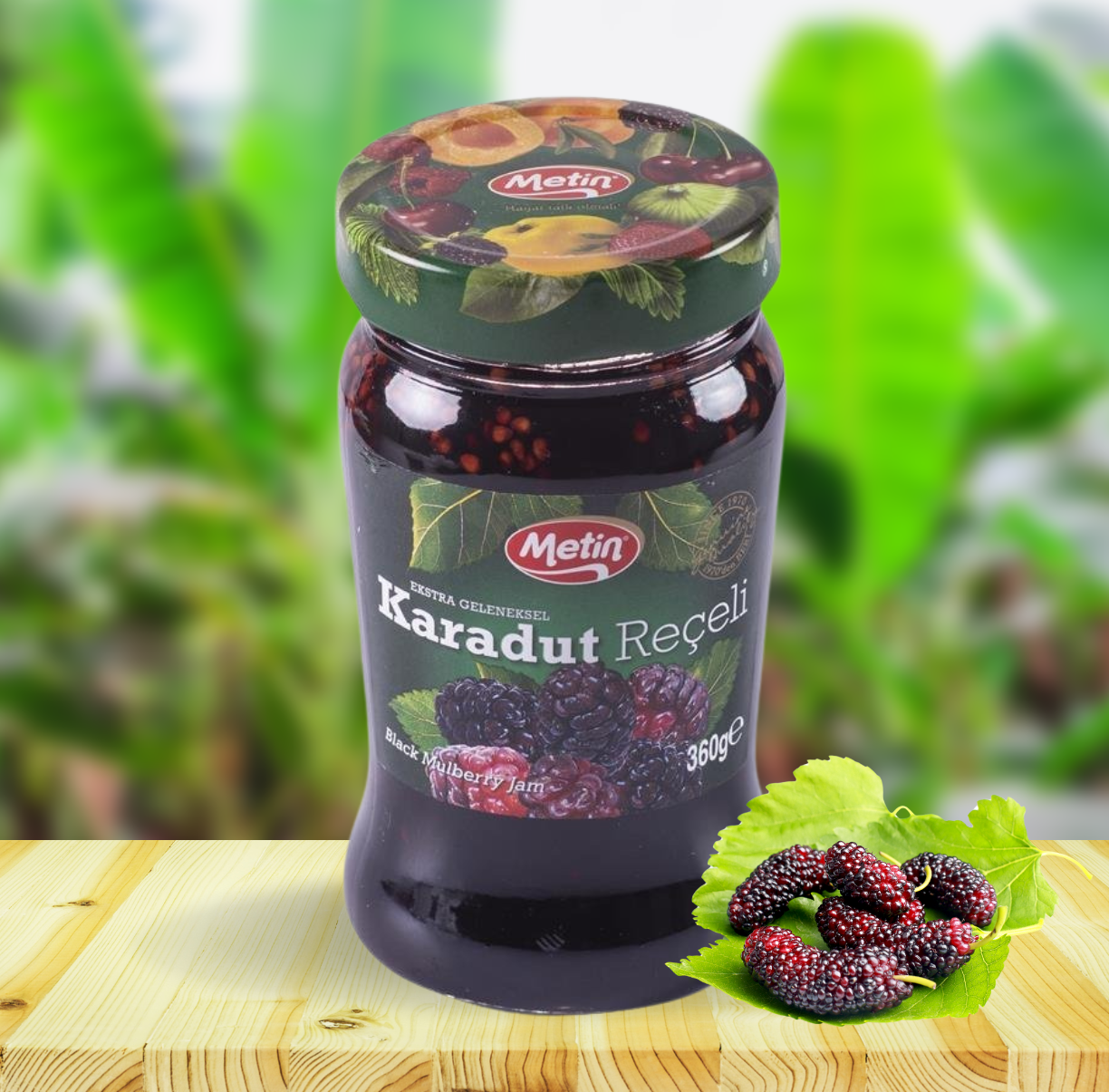 Black Mulberry Jam 360g – pickyfarm