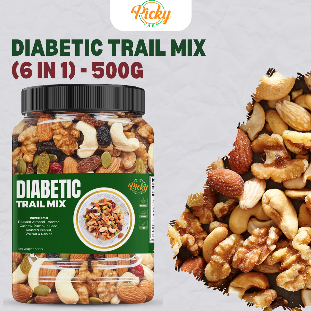 Diabetic Trail Mix 250g - 500g – pickyfarm