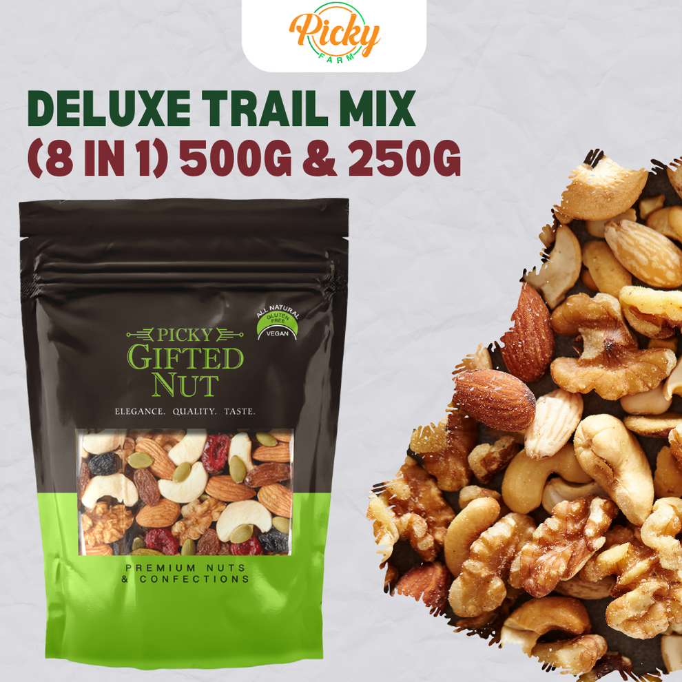 Deluxe Trail Mix Nuts - Dried Fruits and Nuts – pickyfarm