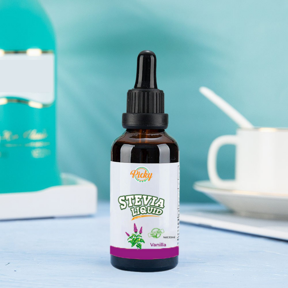 Stevia Sweetener, Vanilla Flavored Stevia Drops, 30ml | Natural Liquid ...